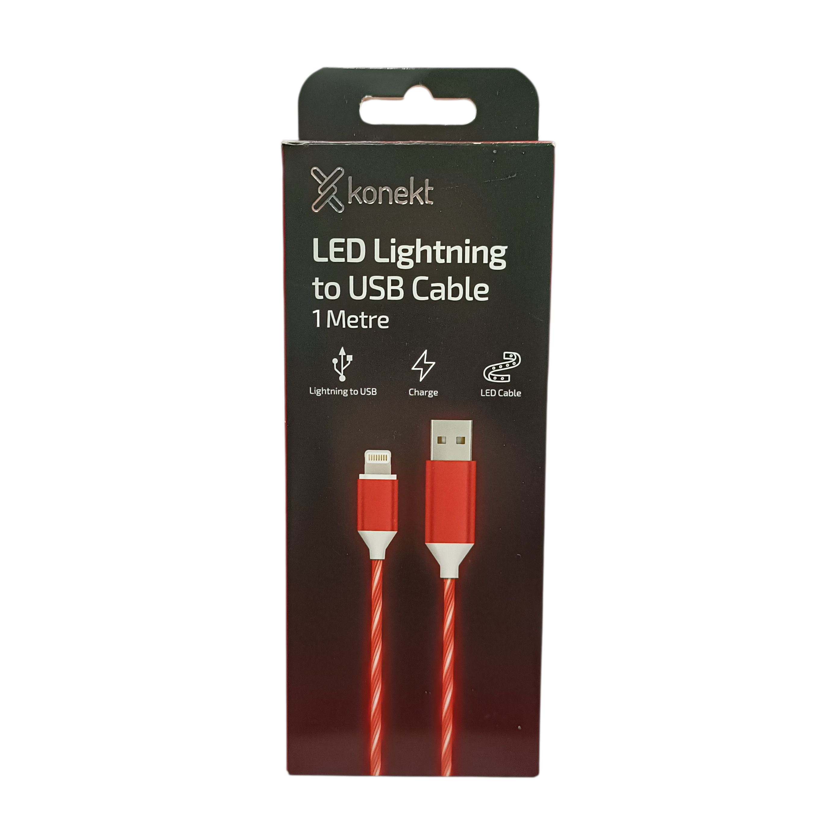 New LED Lightning to USB 1m Cable - Own4Less